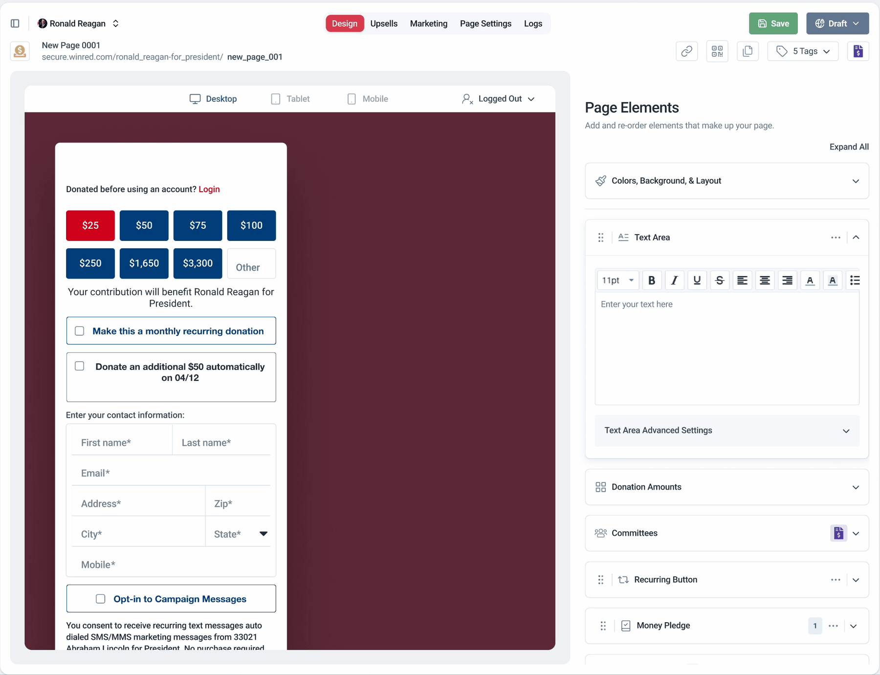 Introducing WinRed’s All-New Page Builder: Simpler, Faster, Smarter Fundraising