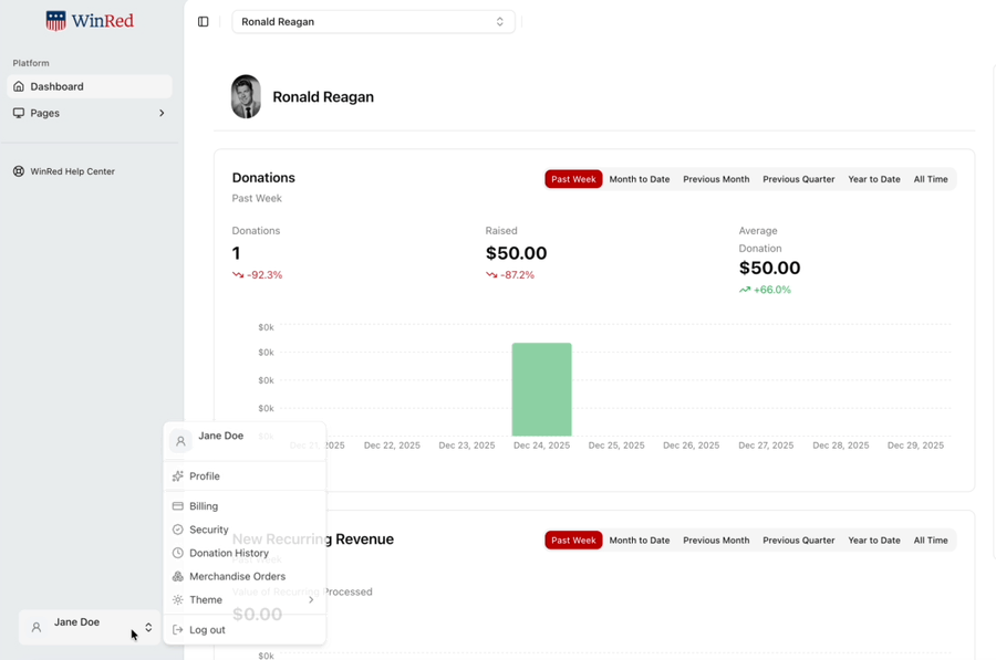 WinRed Launches Beta of New Page Builder & Portal