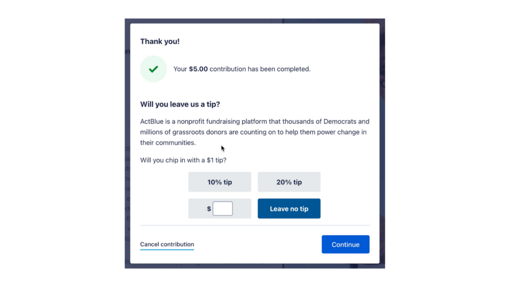 WinRed Experiments with Tips