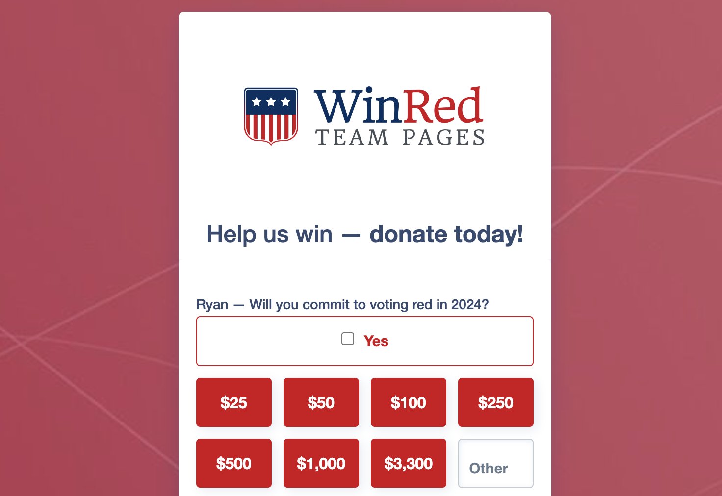 8 Ways to Personalize WinRed Pages With Merge Parameters