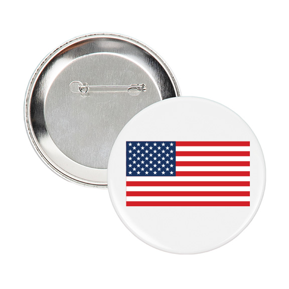 American Flag Button