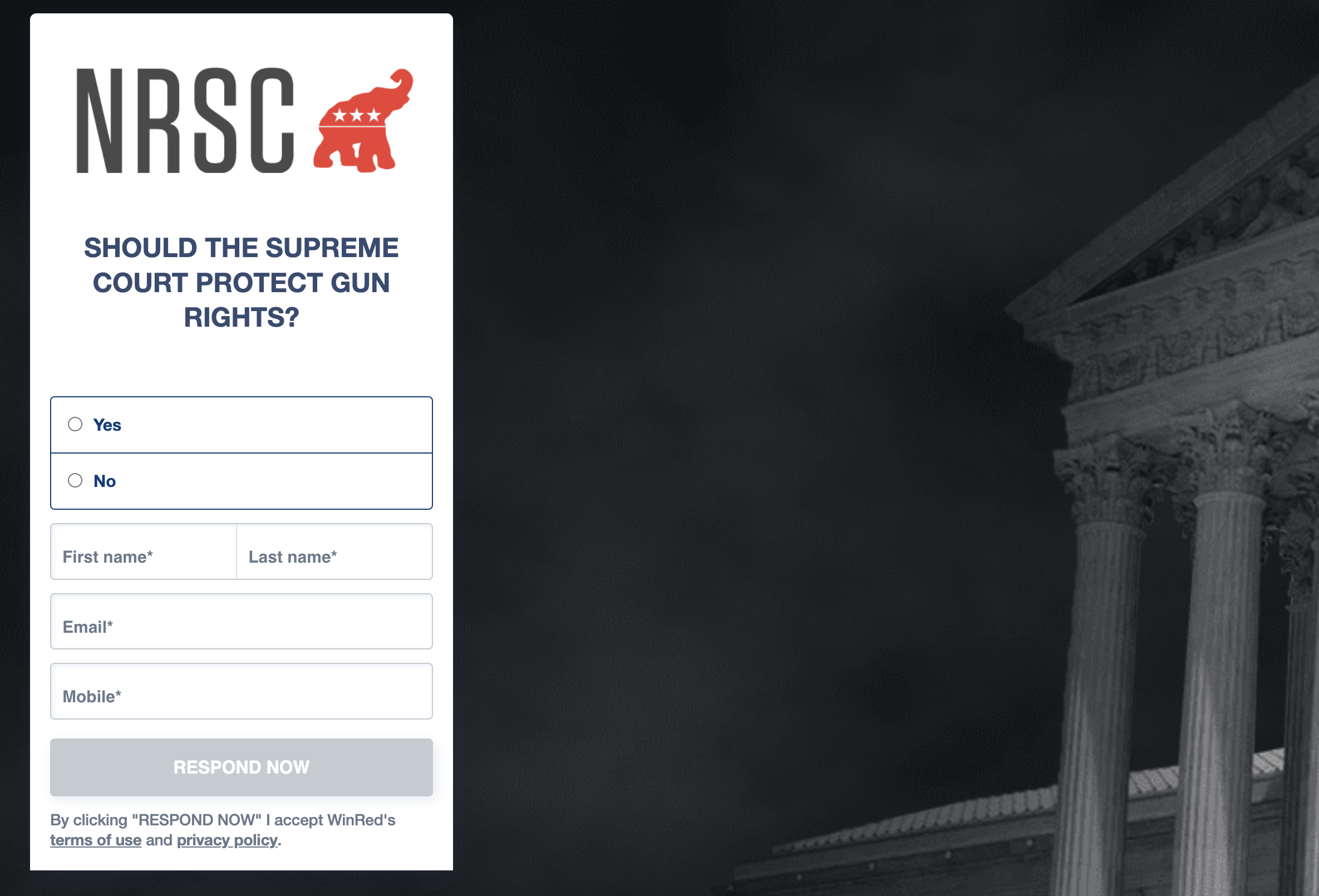 NRSC Tested WinRed Petition Pages and Raised Six Times More