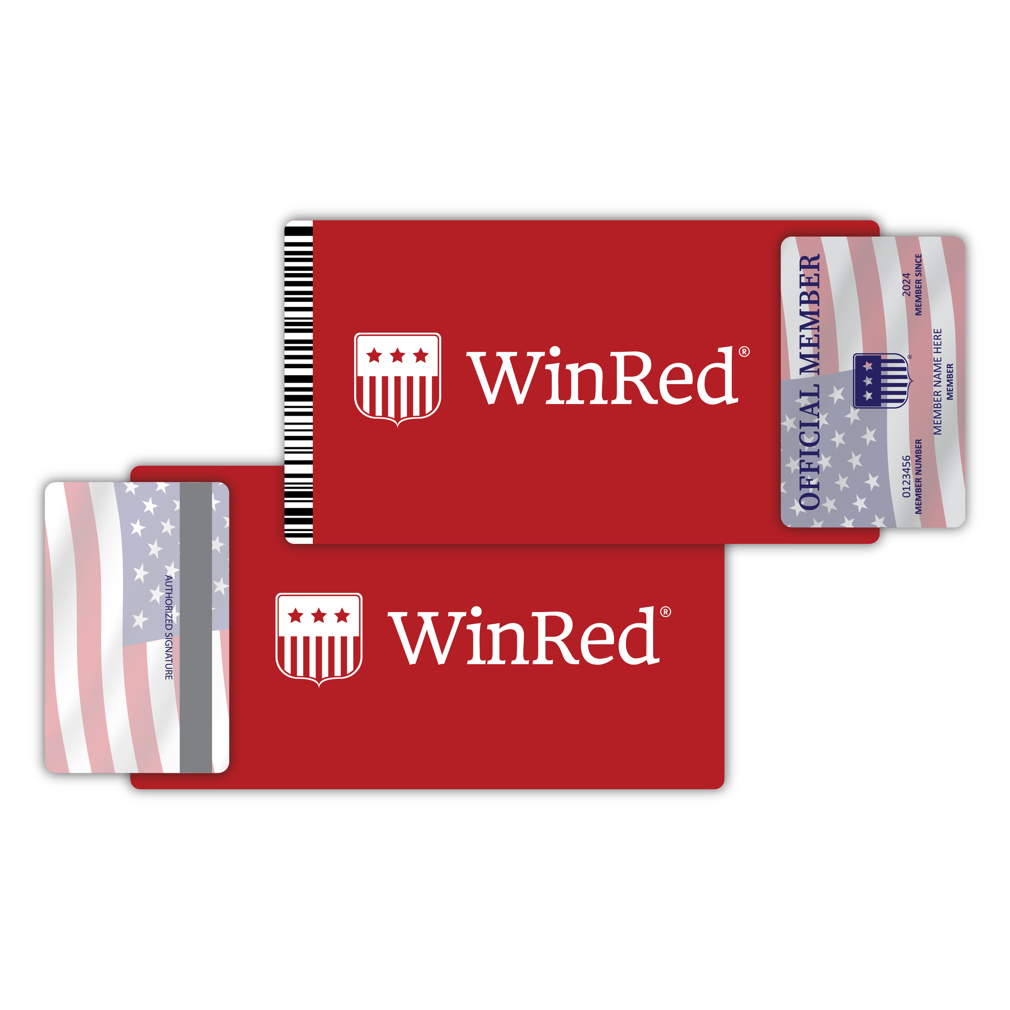 USA Flag Official Membership Card